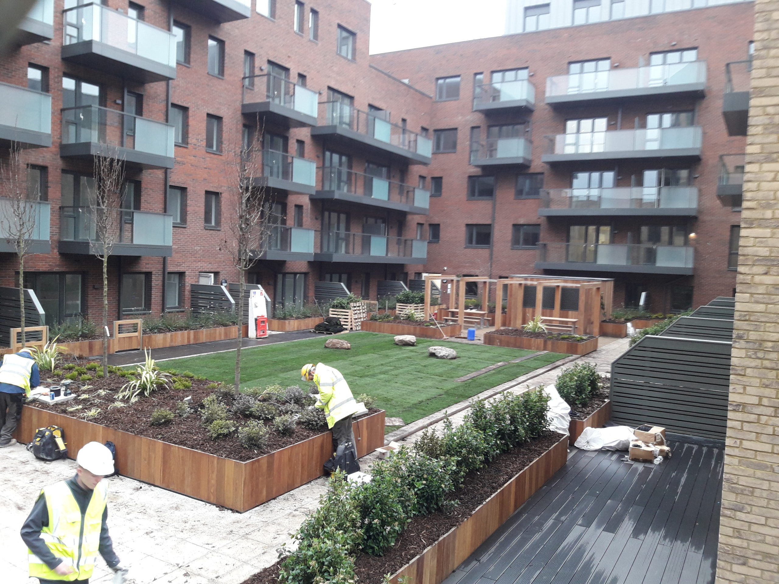 Allen Pyke Associates - Wooddene in Peckham is nearing completion ...